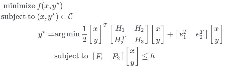 Bilevel programming alternatives - YALMIP